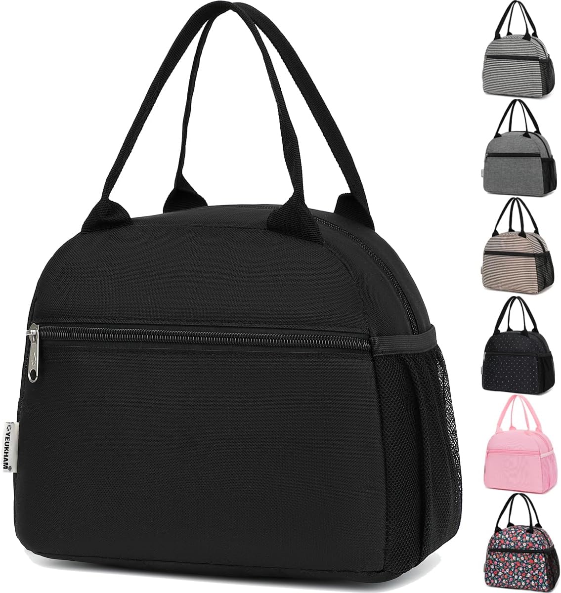 Amazon.com: Bluboon Lunch Box for Women Men Cute Lunch Tote Bags ...