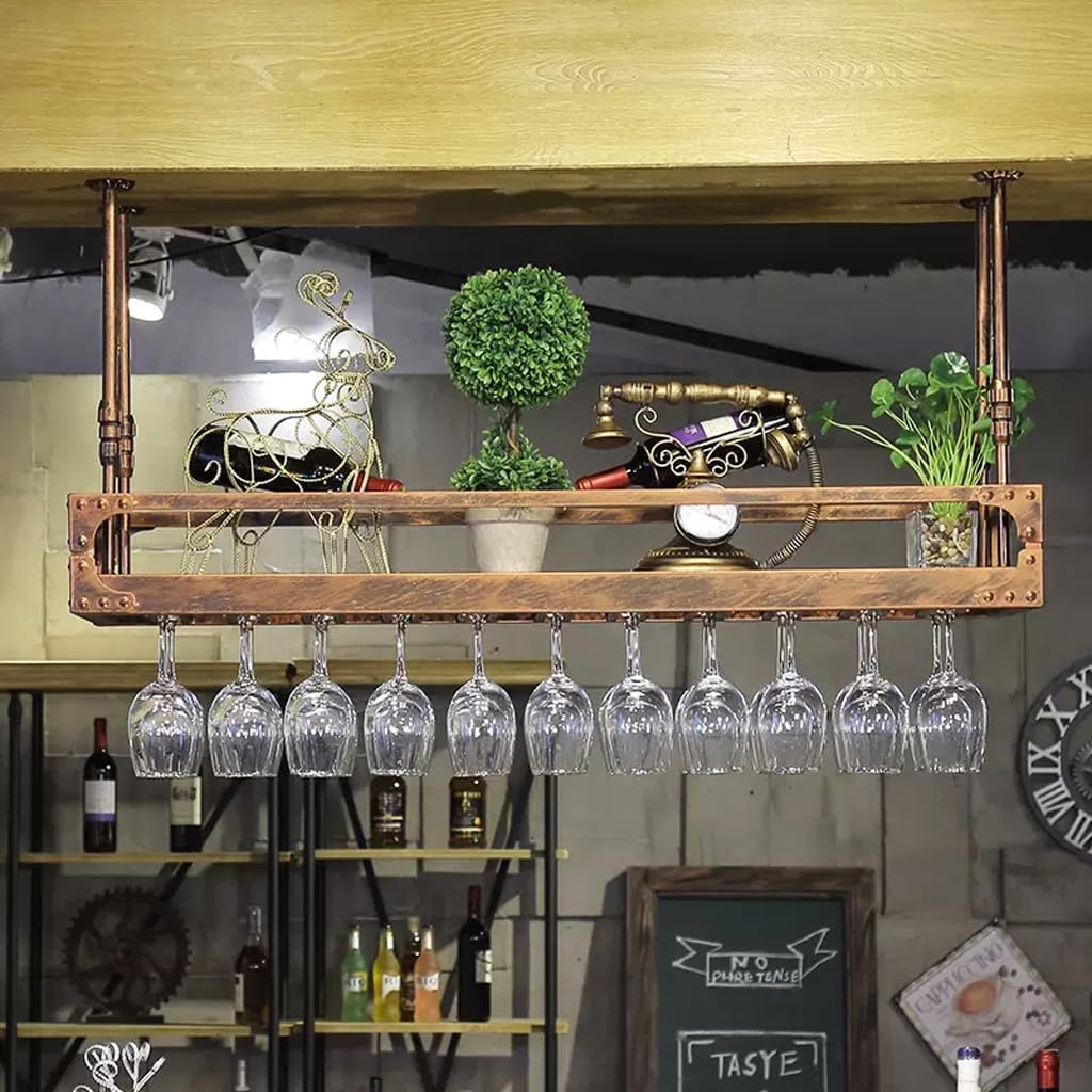 Amazon.com: Wine Glass Holder Creative Hanging Wine Glass Holder Upside ...