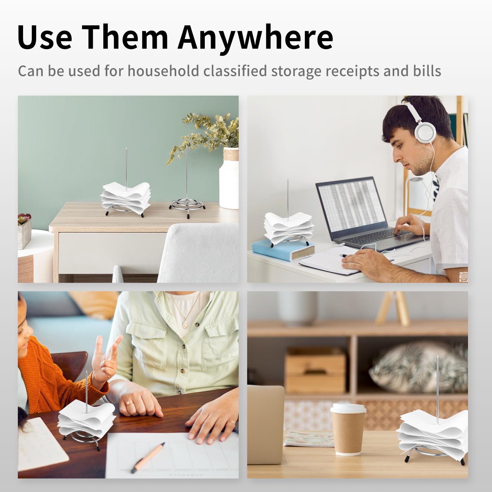 Snapklik.com : Ticket Stabber For Restaurant, 6PCS Ticket Receipt ...