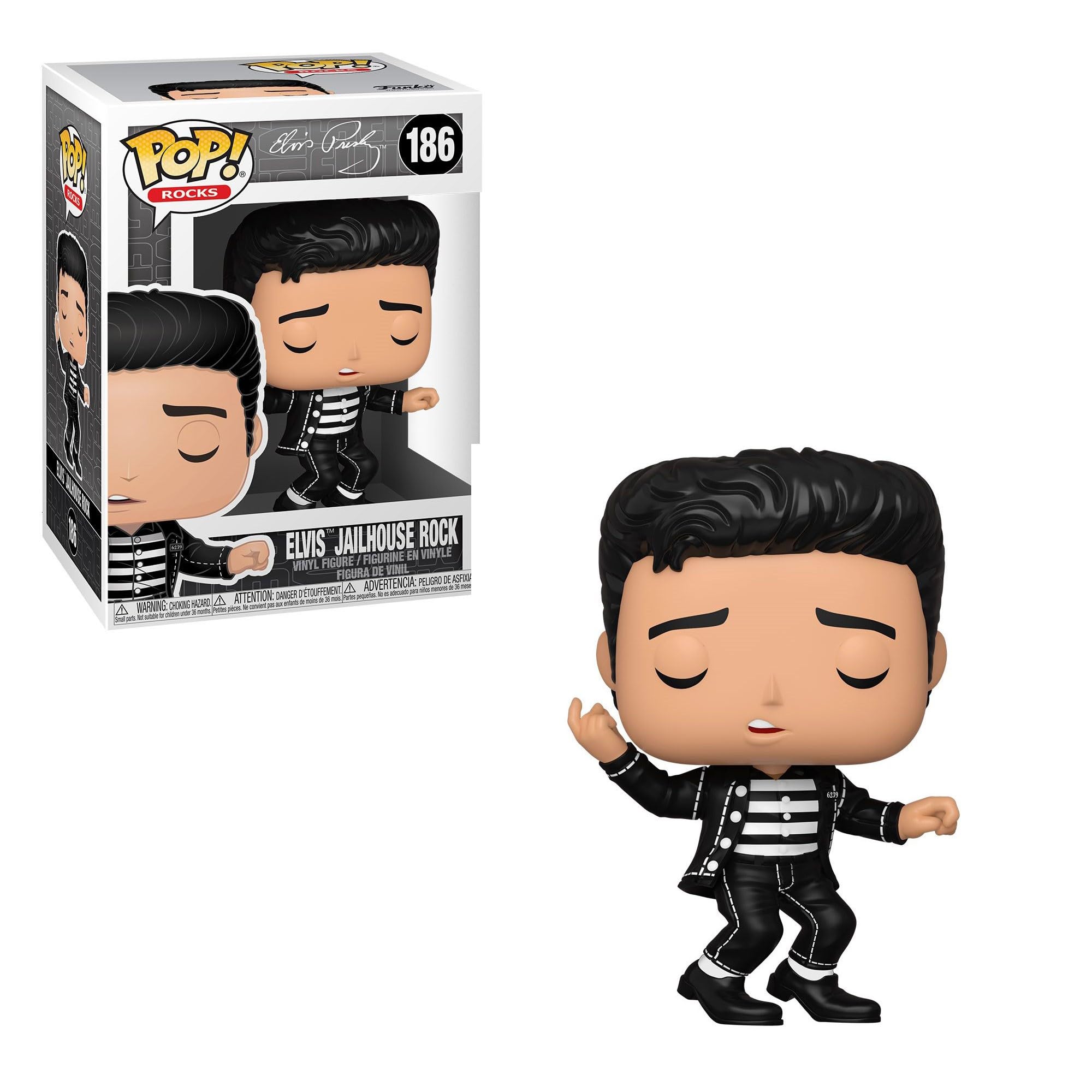 Amazon.com: Funko Pop! Rocks: Elvis - Jailhouse Rock : Funko: CDs & Vinyl