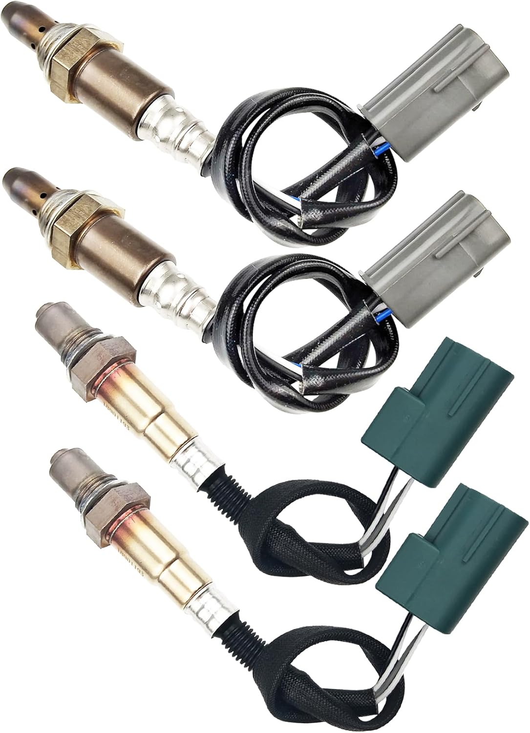 Amazon.com: Ywim 2 Pairs Upper And Lower Oxygen Sensors Compatible with ...