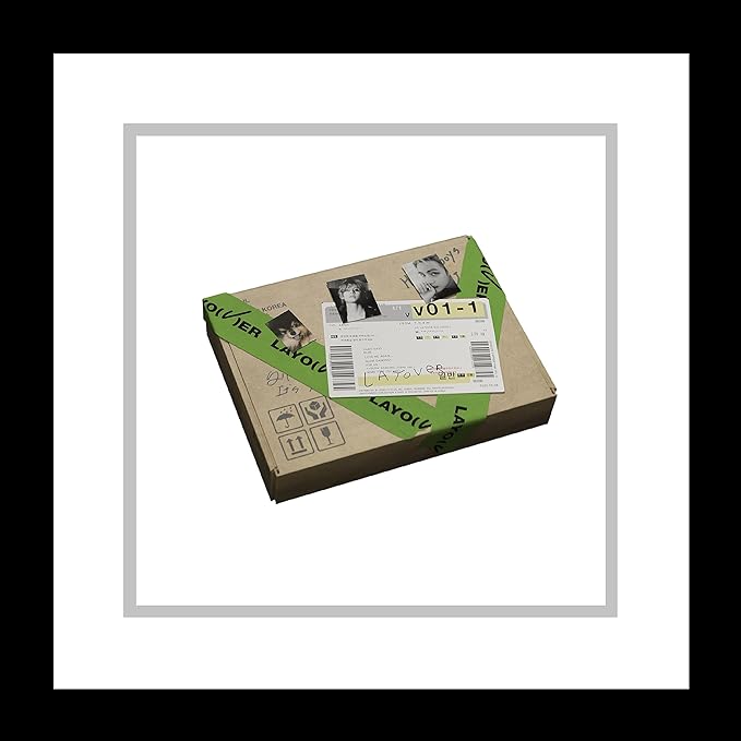 BTS V Layover 1st Solo Album Out box+Contents+Photobook+Lyric book ...