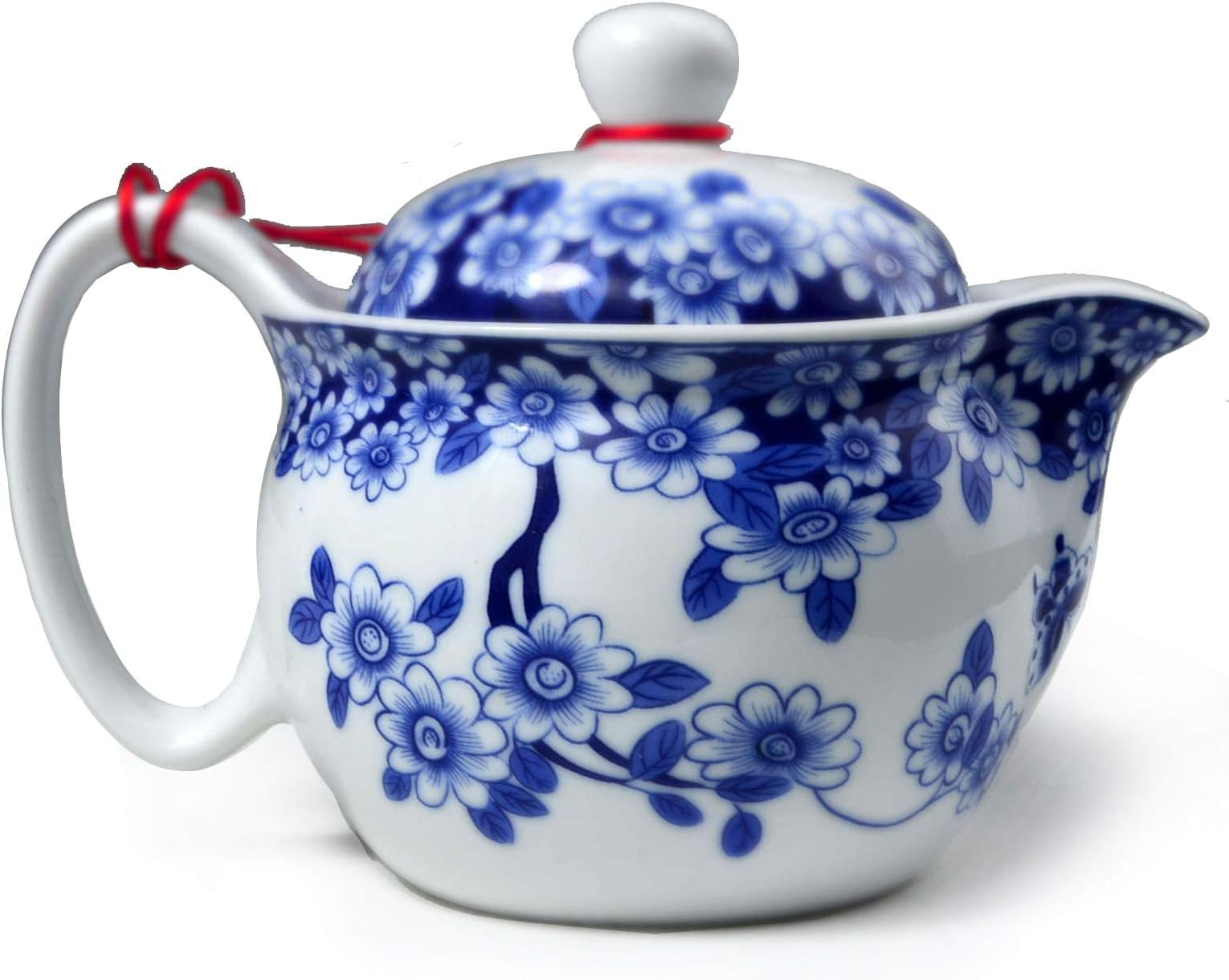 Amazon.com | Small Teapot and Teacup Set of 4, 9oz Porcelain teapot ...
