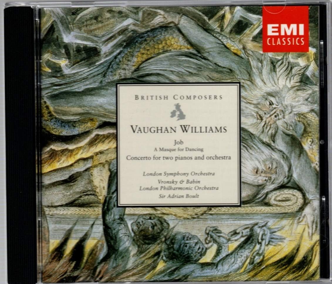 Vaughan Williams: Job by Ralph Vaughan Williams, Boult: Amazon.co.uk ...