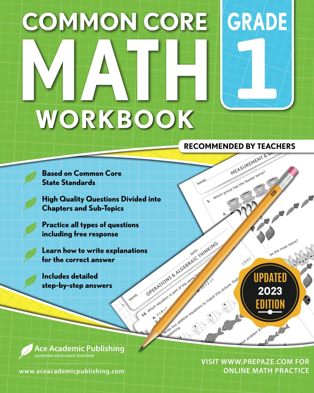 1st Grade Math Workbook: Common Core Math Workbook: Publishing, Ace ...