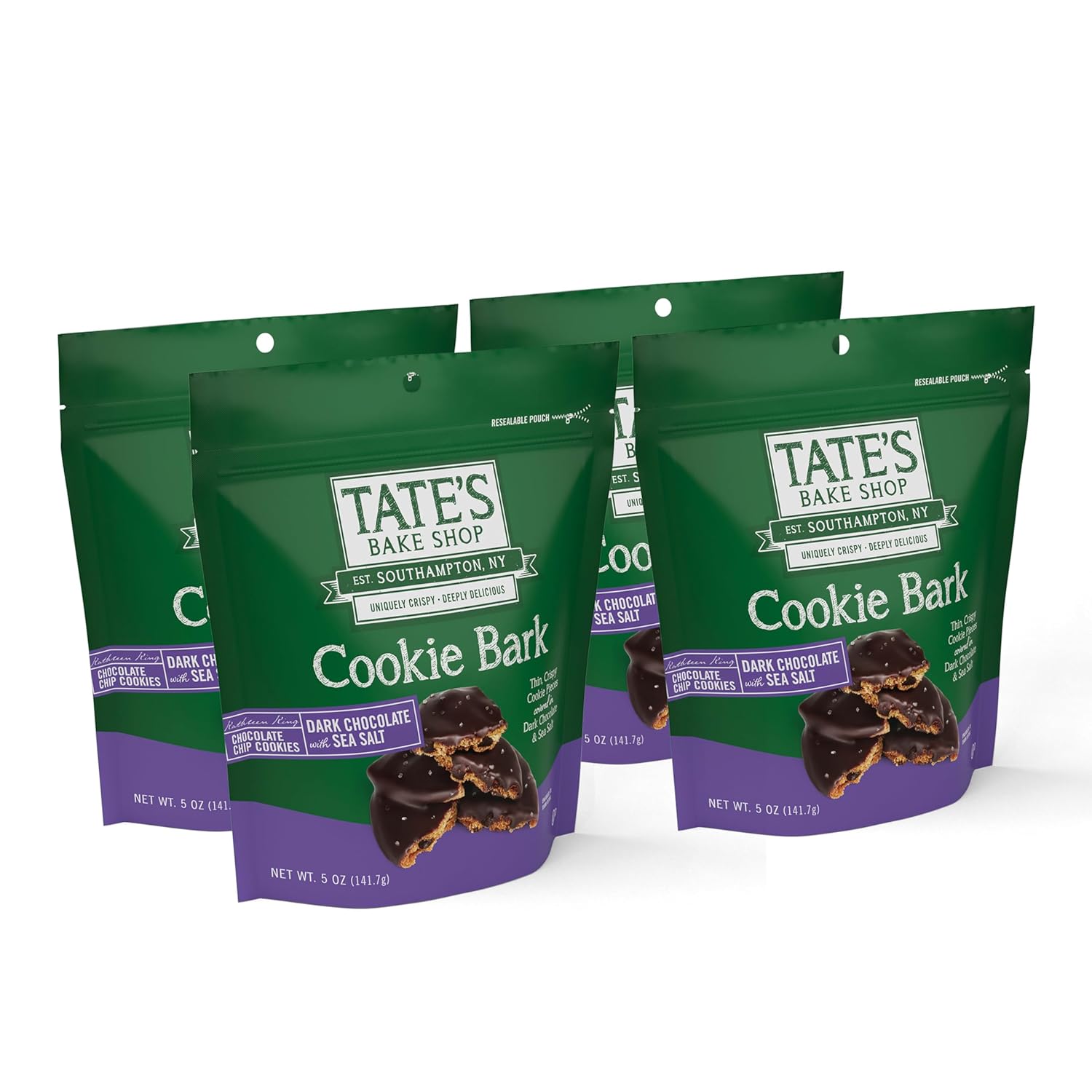 Amazon.com: Tate's Bake Shop Cookie Bark, Chocolate Chip Cookies with ...