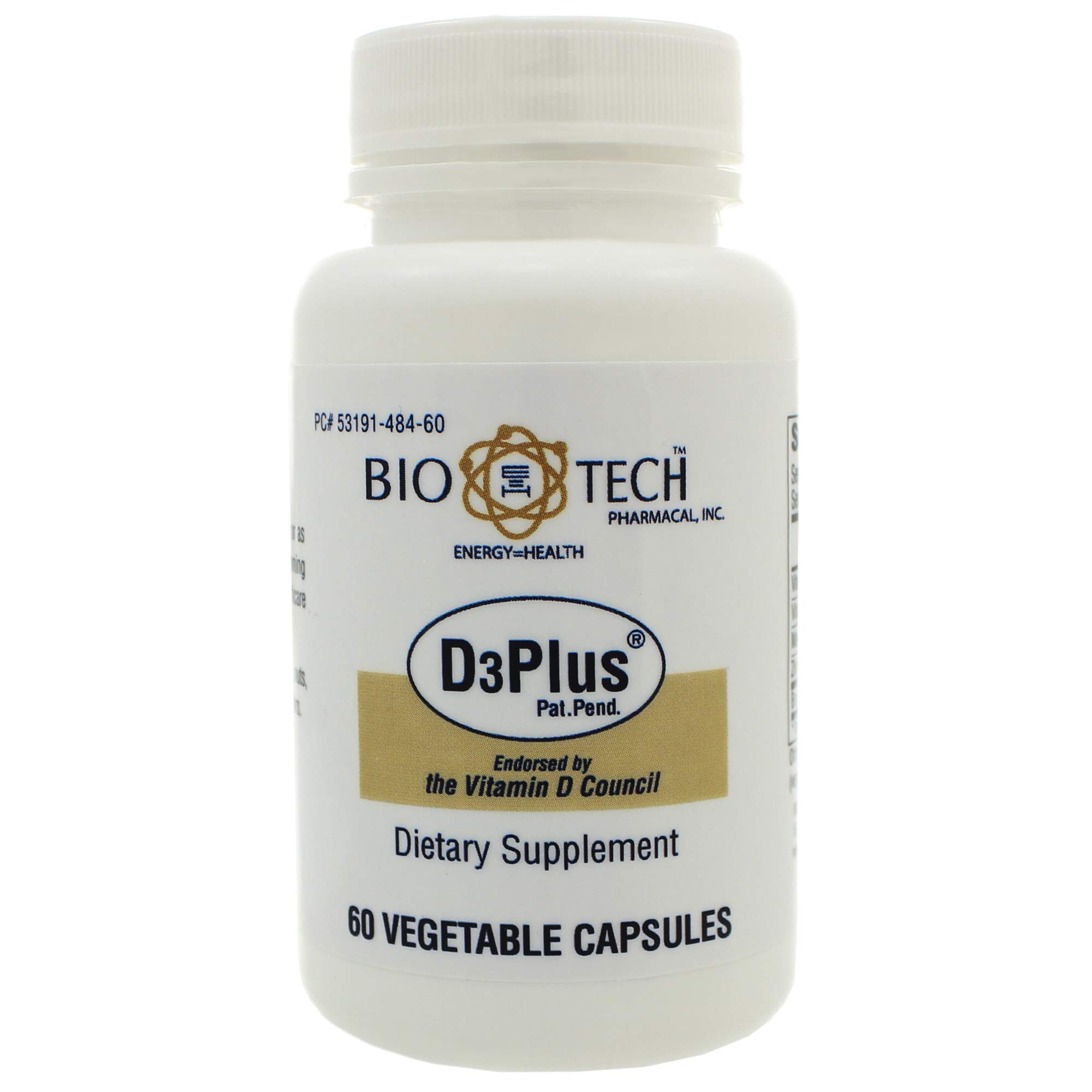 Amazon.com: Bio-Tech - D3 Plus 60 Veggie Capsules : Health & Household