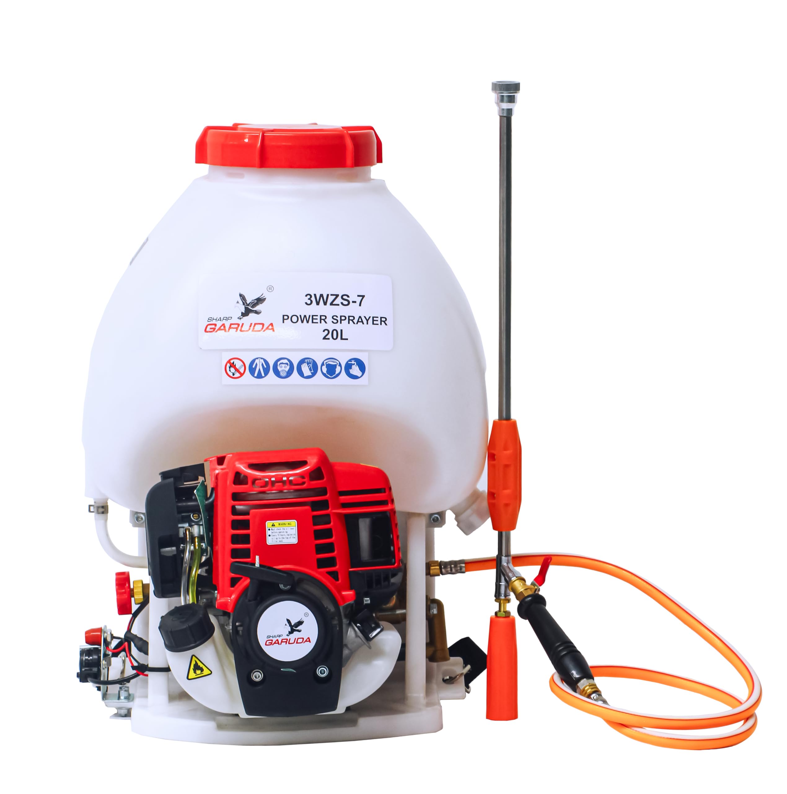Buy Sharp Garuda Power Sprayer - 36CC 4Stroke Petrol Engine Spray Pump ...
