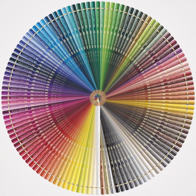 Official Fabercastell Color Wheel English Names Color Faber Castell