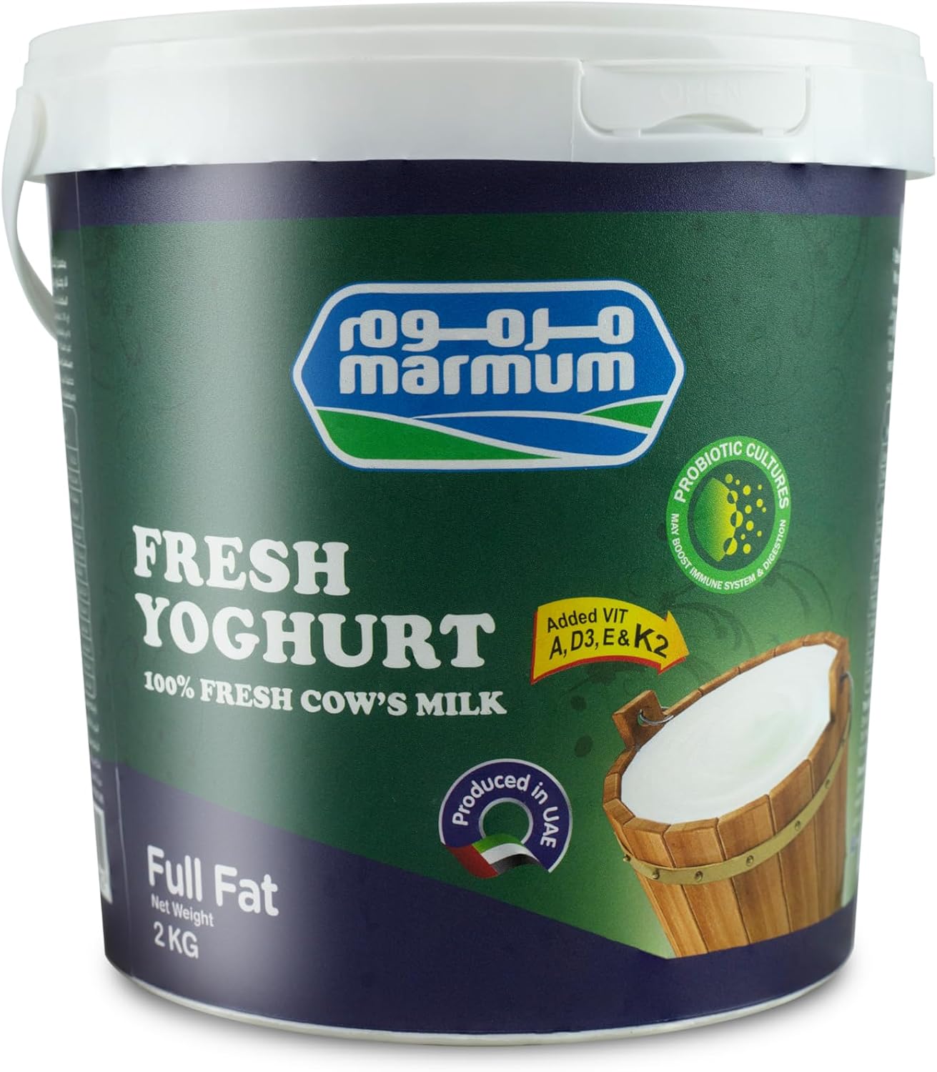 Marmum Fresh Yoghurt Full Cream 1kg : Amazon.ae: Grocery