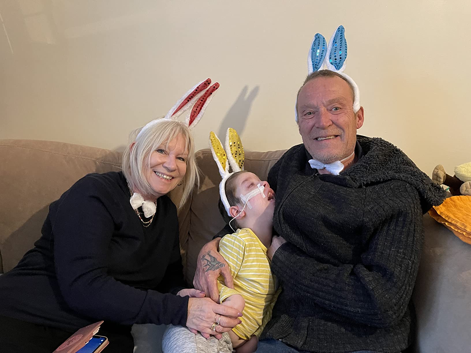 Twister.CK Easter Bunny Ears Headbands, Cute Rabbits Costume ...