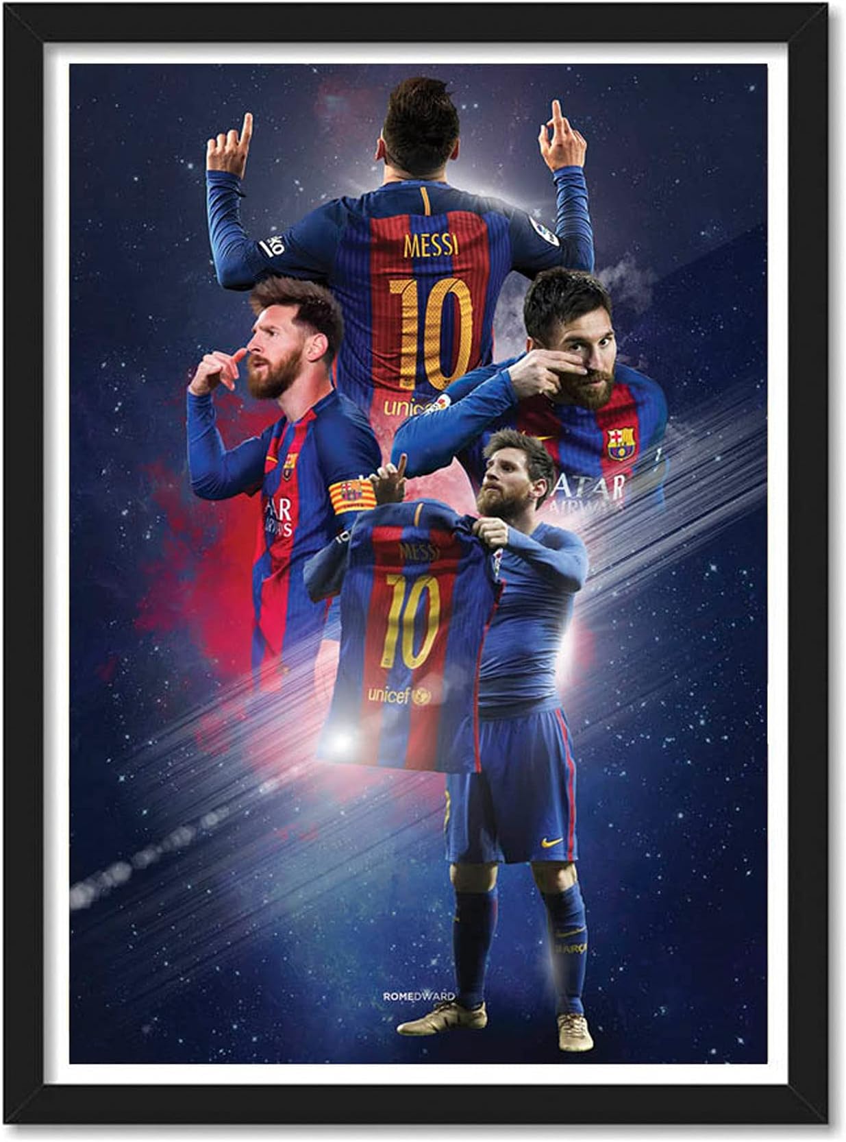 POSTER WALLAH Messi Poster for Home Office and Student Room Wall ...