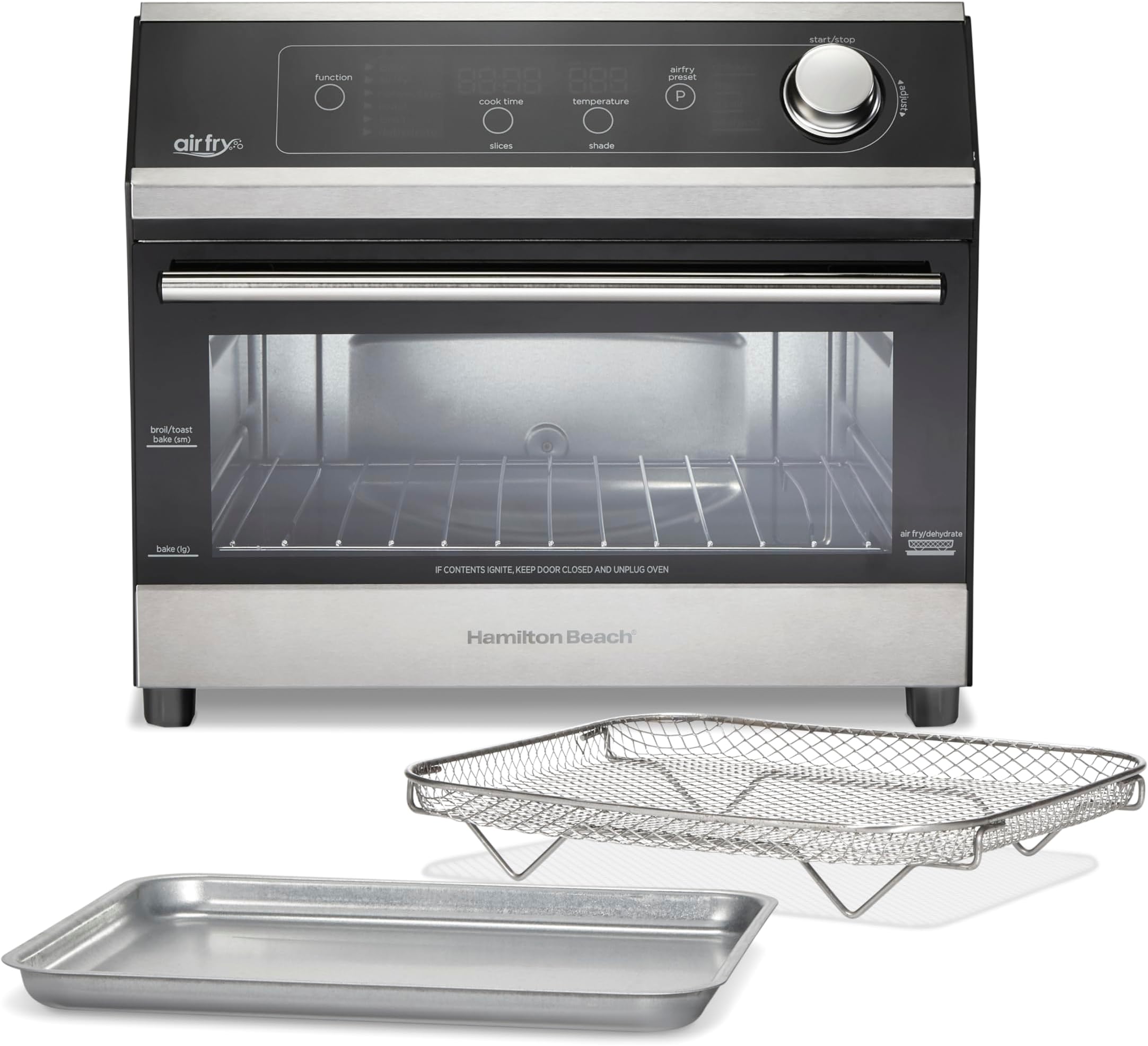 Horno Tostador Con Air Fryer Hamilton Beach 31220 : Amazon.com.mx ...