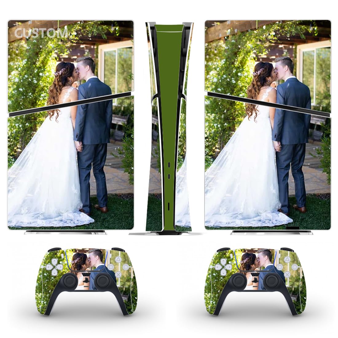 Amazon.com: Custom Vinyl Skin Sticker Decal Cover for PS5 Slim Digital ...