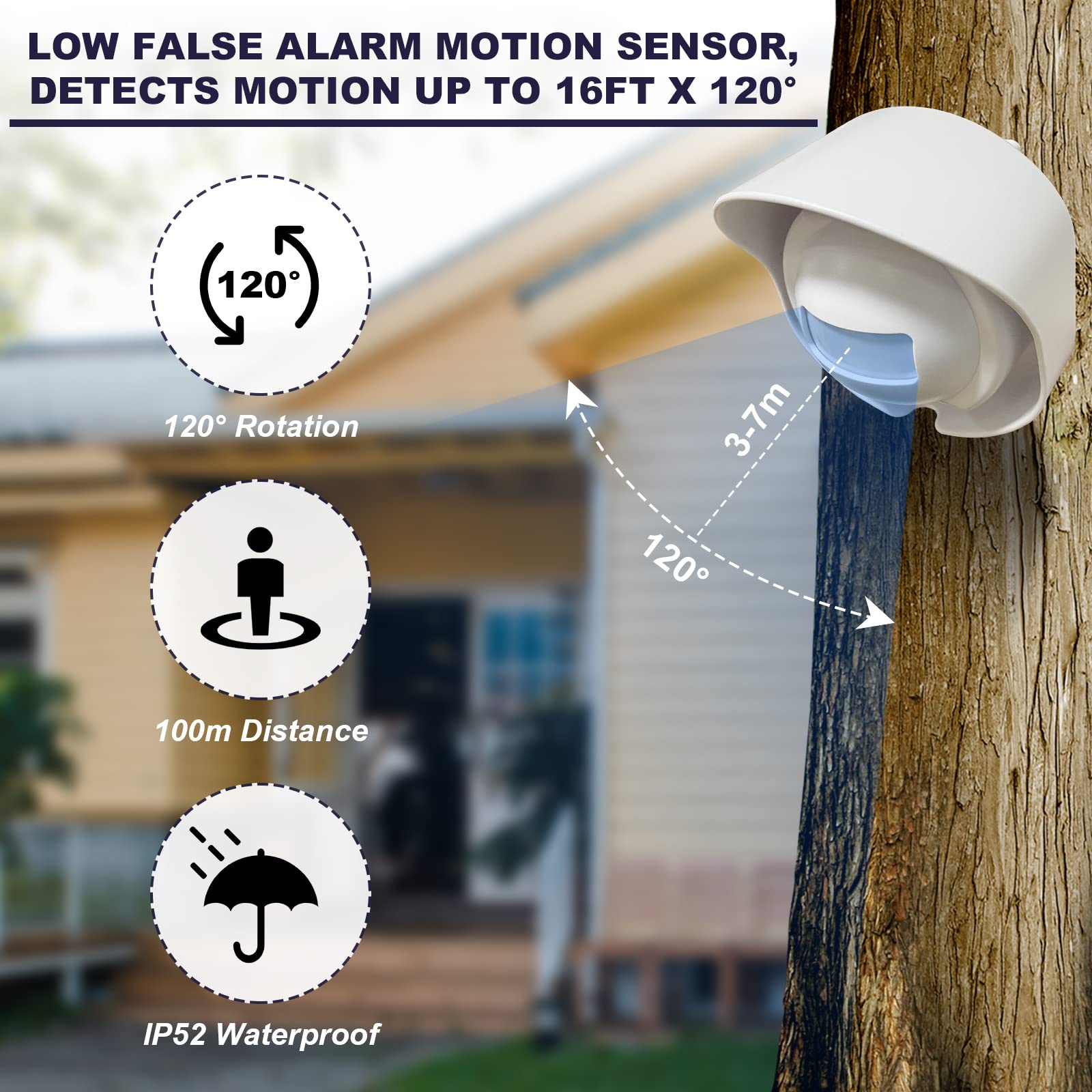 Motion Sensor Alarm With Receiver Shop Wireless Motion Sensor Alarm