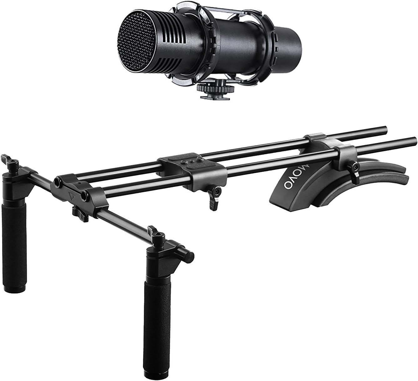 Amazon.com : Movo Video Pro Bundle with Dual Grip Shoulder Support Rig ...
