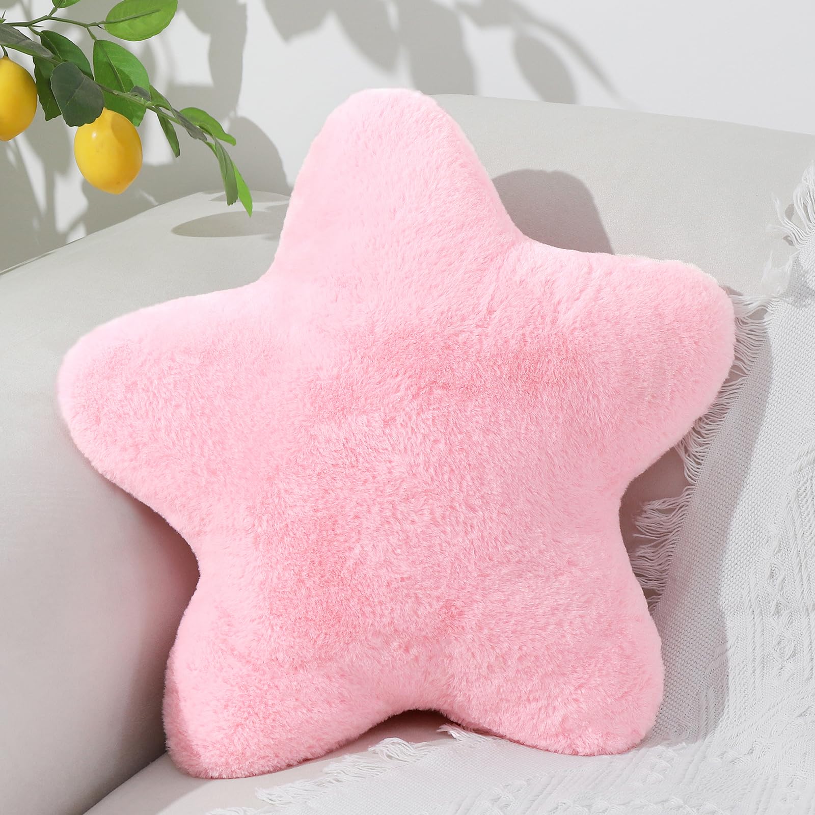 Amazon.com: Mepherl Star Throw Pillow,Soft Star Shaped Pillow ...