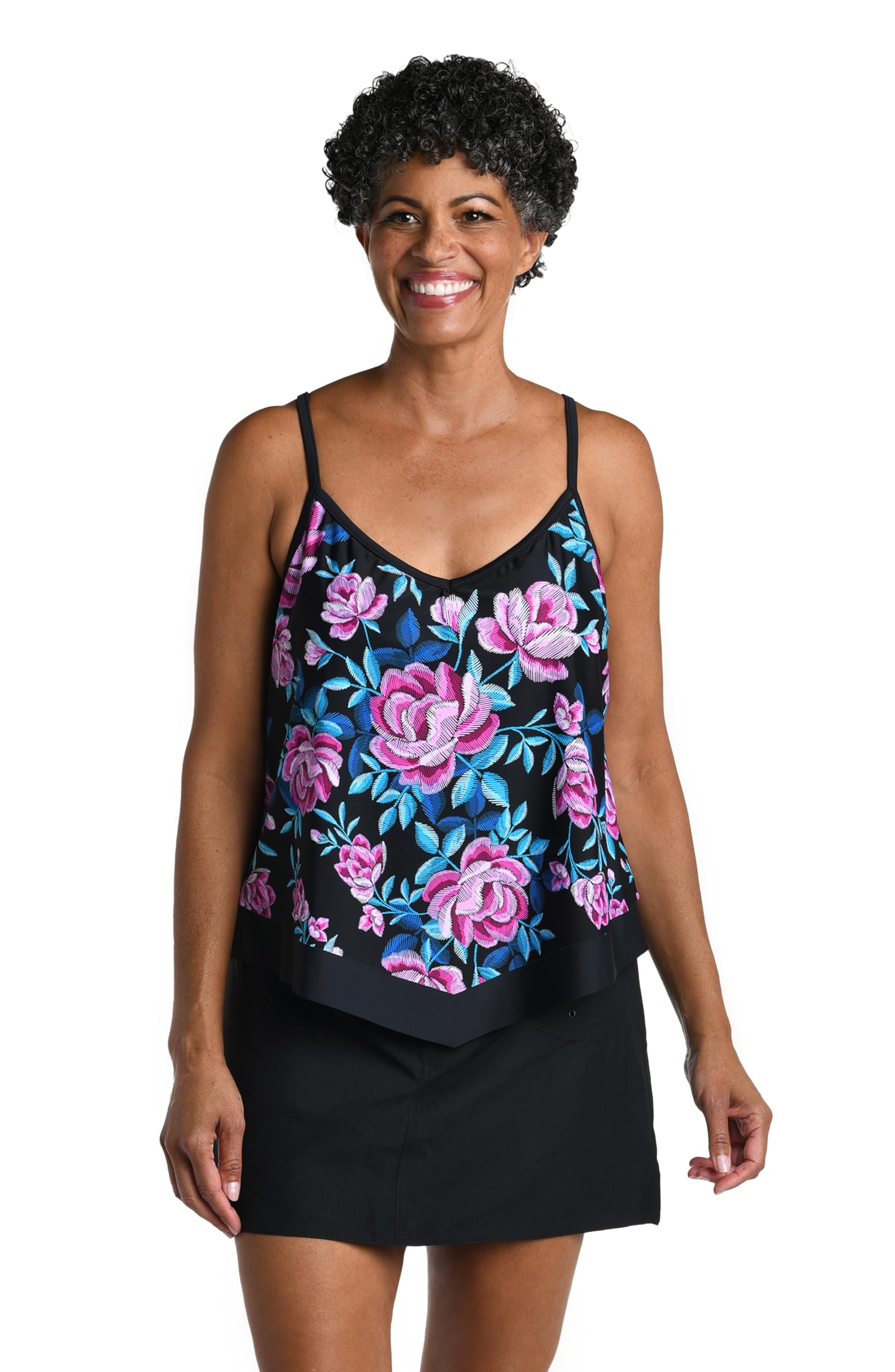 Snapklik.com : Maxine Of Hollywood Womens Standard V-Neck Flutter ...