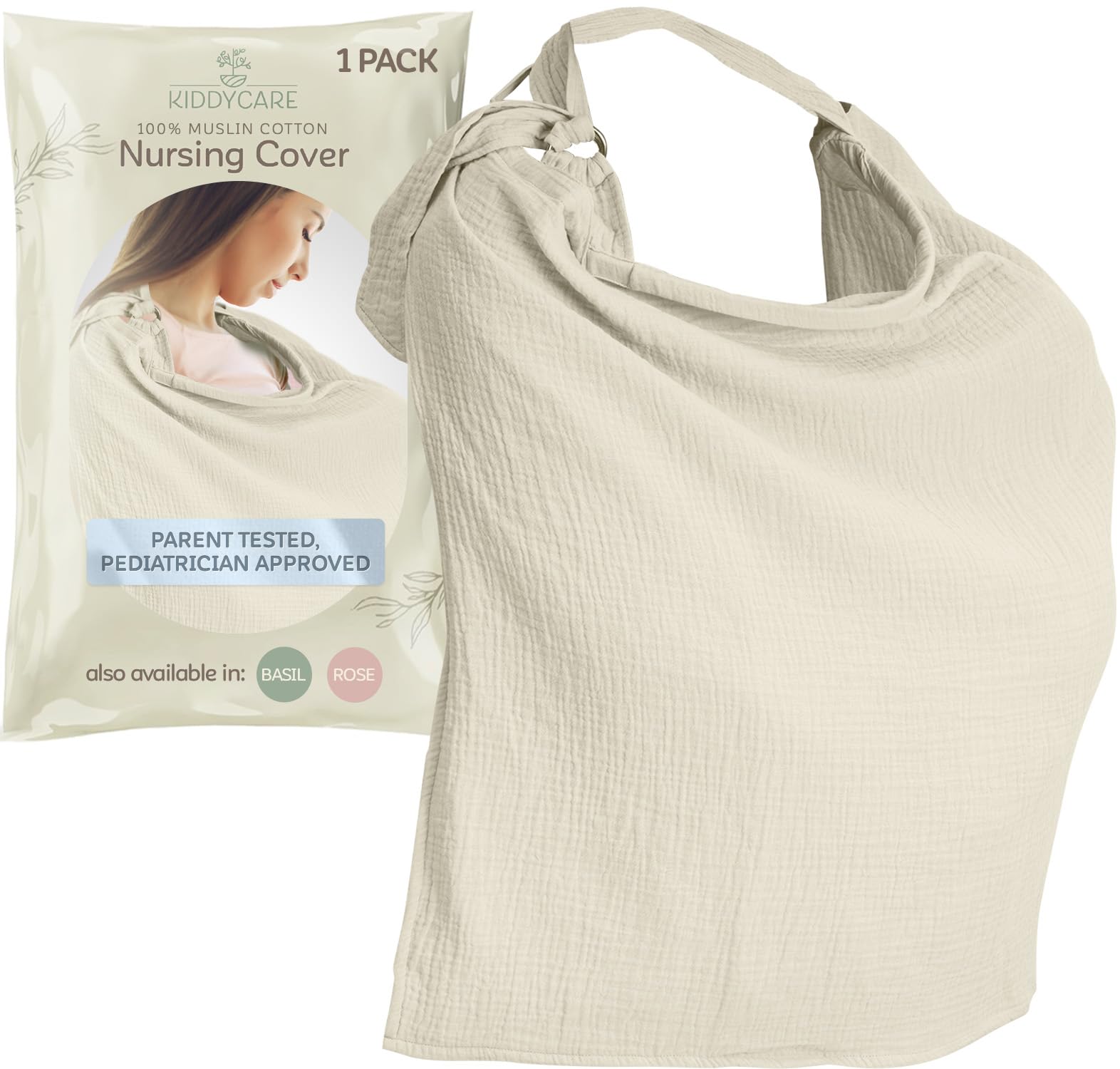 Amazon.com : Kiddycare Nursing Cover, Muslin Cotton Privacy Nursing ...