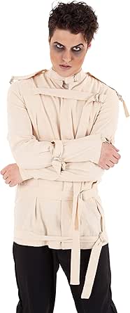 Amazon.com: Fun Costumes Men's Straight Jacket, Strait Jacket Novelty ...