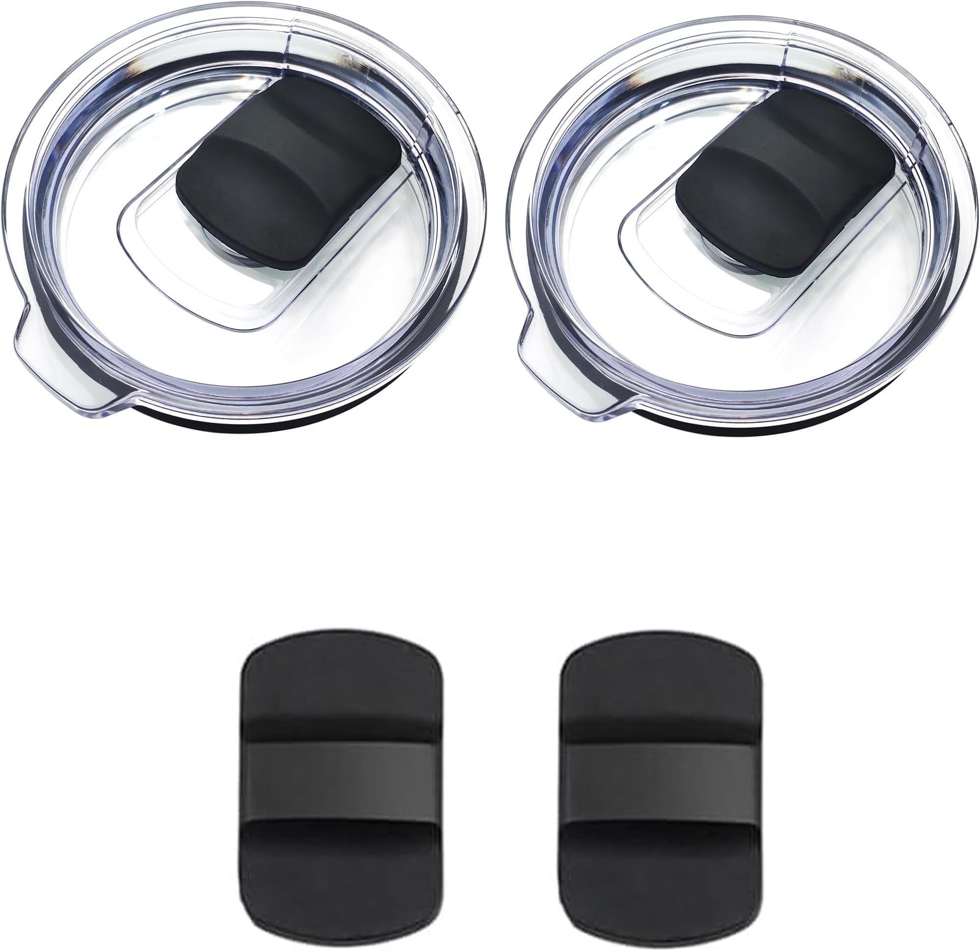 Amazon.com | 2 Pack Tumbler Lids for YETI, Replacement Lids Compatible ...