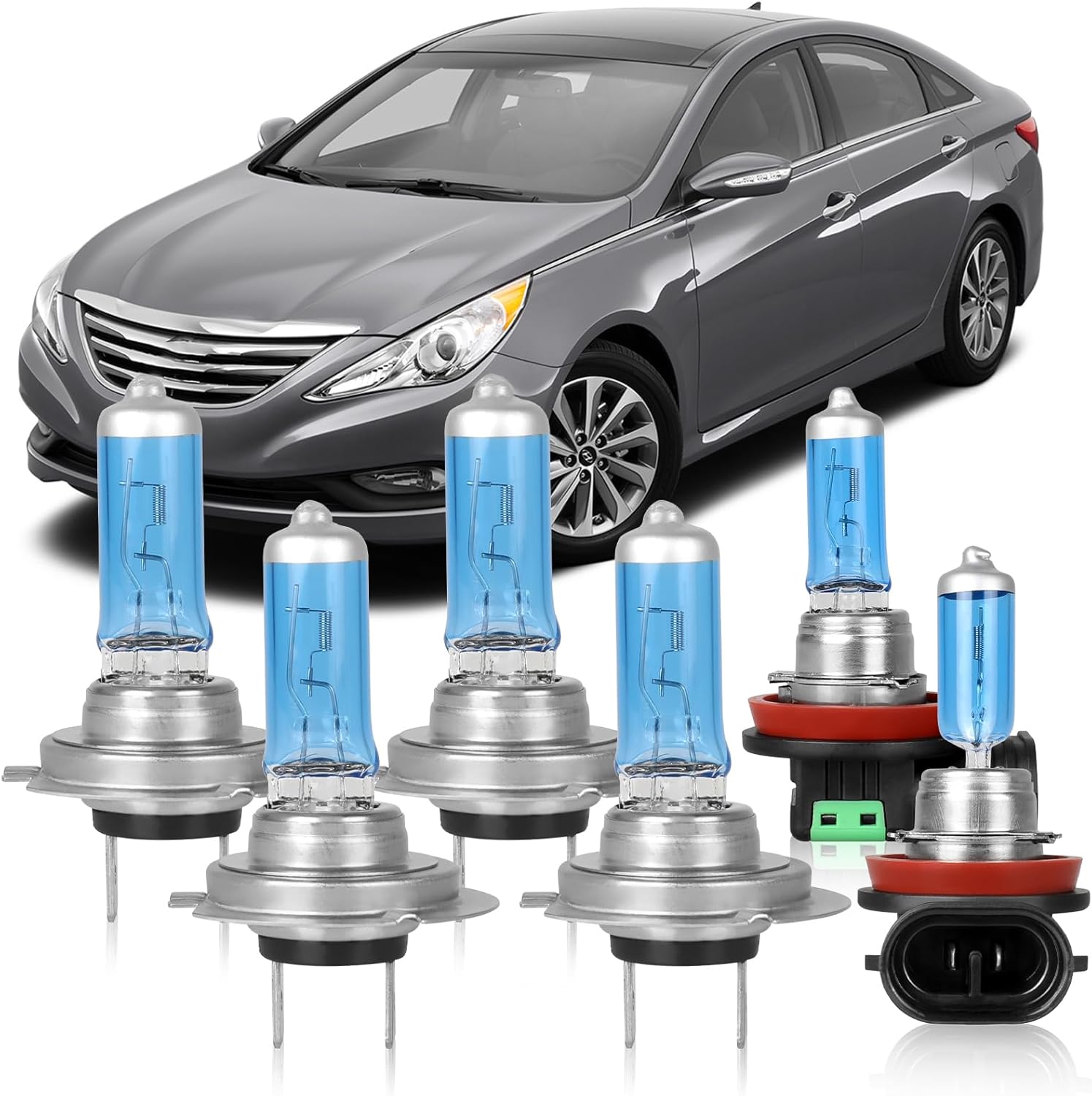 Amazon.com: OQSNCV Fit for Hyundai Sonata 2011 2012 2013 2014 Halogen ...