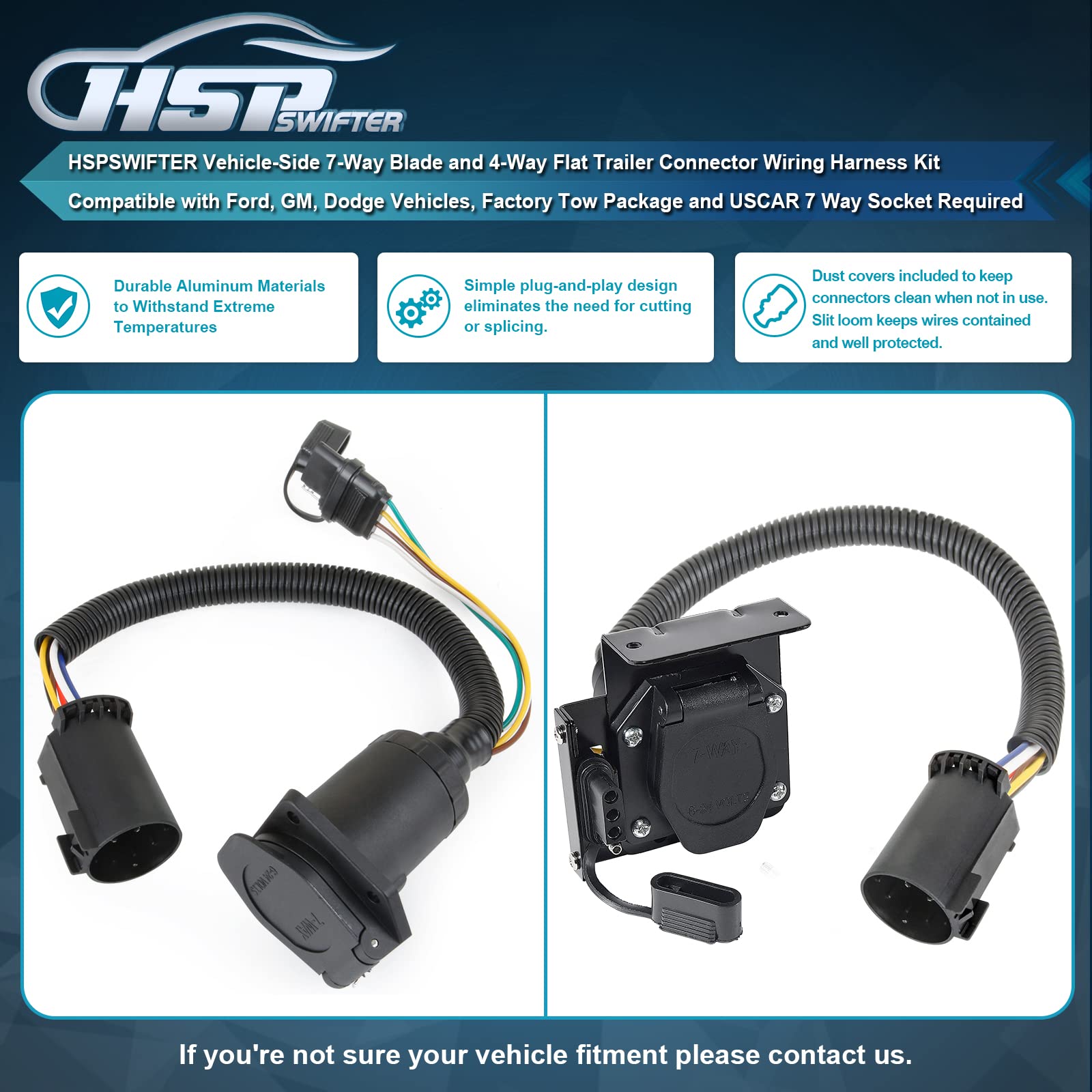 Snapklik.com : HSPSWIFTER 55774 Multi-Wire Adapter Contains 4-Way Flat ...