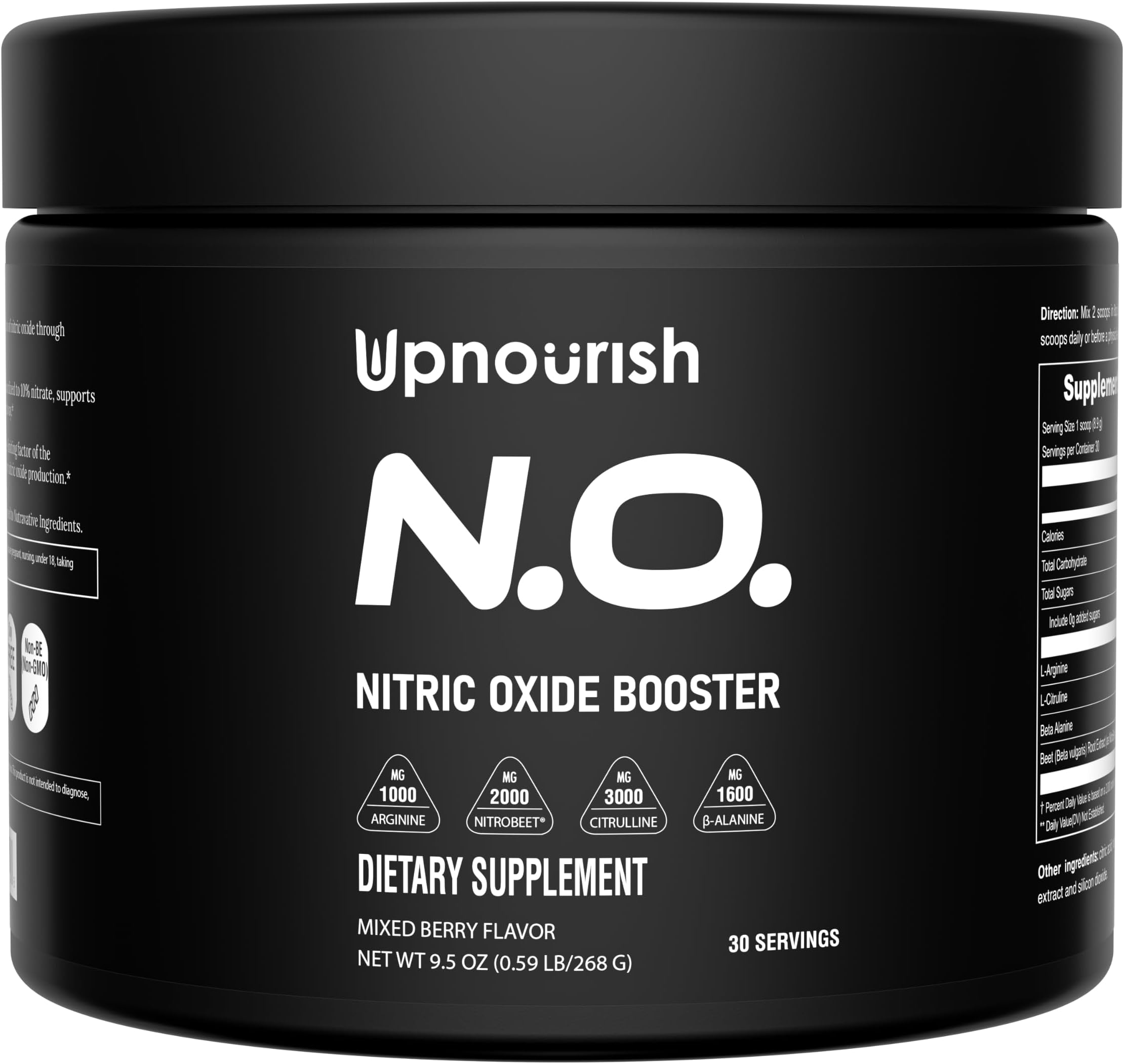 Amazon.com: UpNourish Beet Root Powder Nitric Oxide Booster - L ...