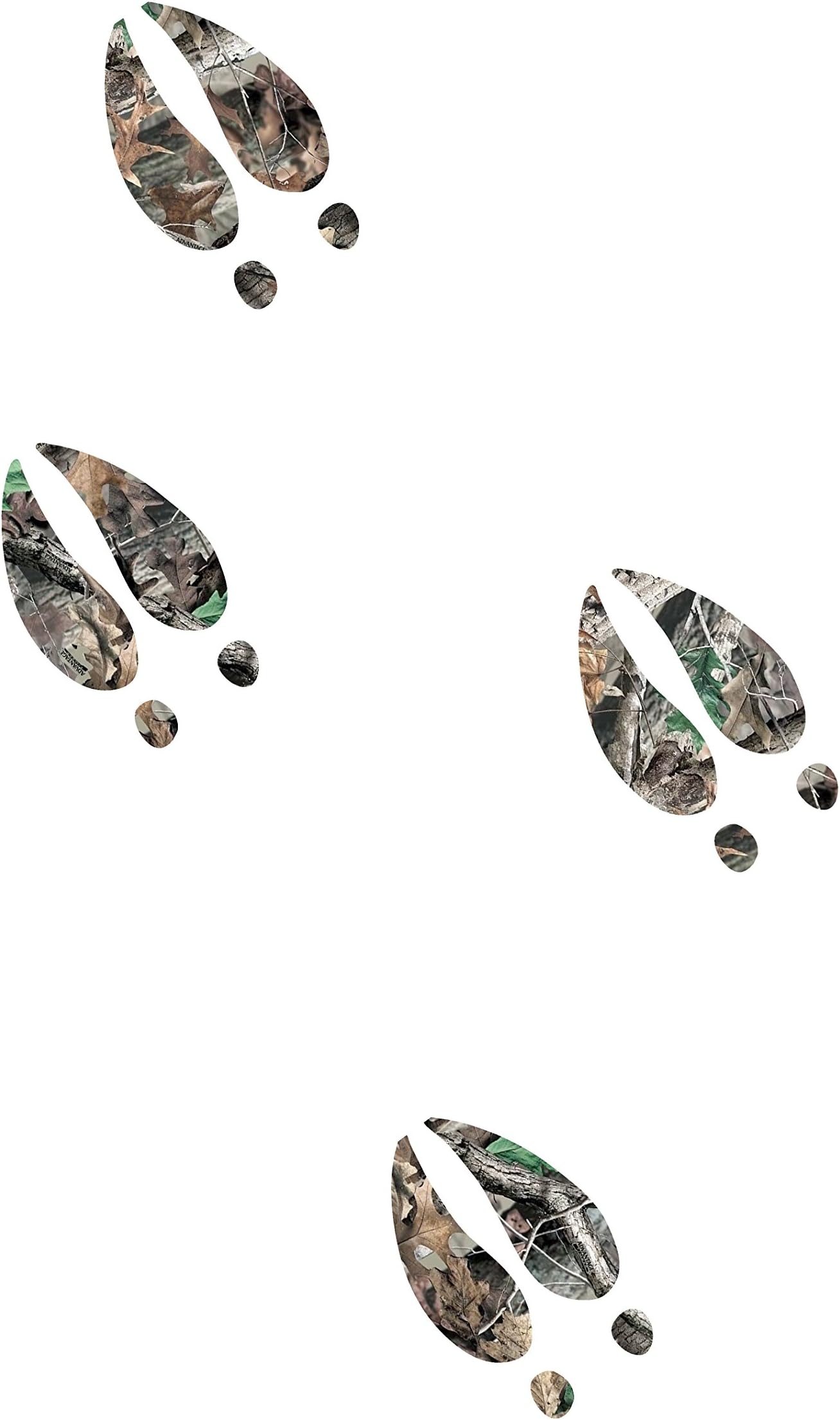 Amazon.com: Deer Track Decals - Set of 12 - for Indoor or Outdoor use ...