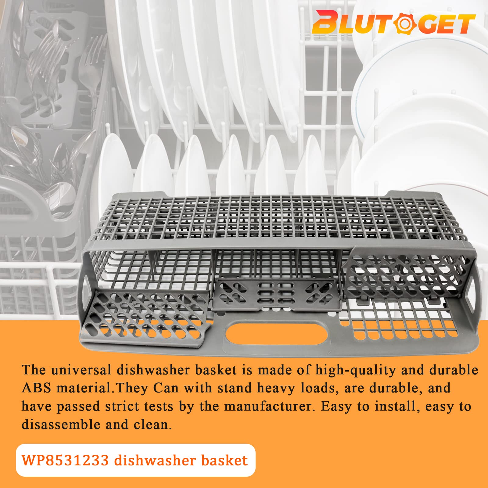 KitchenAid Dishwasher Part Replacement Dishwasher Silverware Basket ...