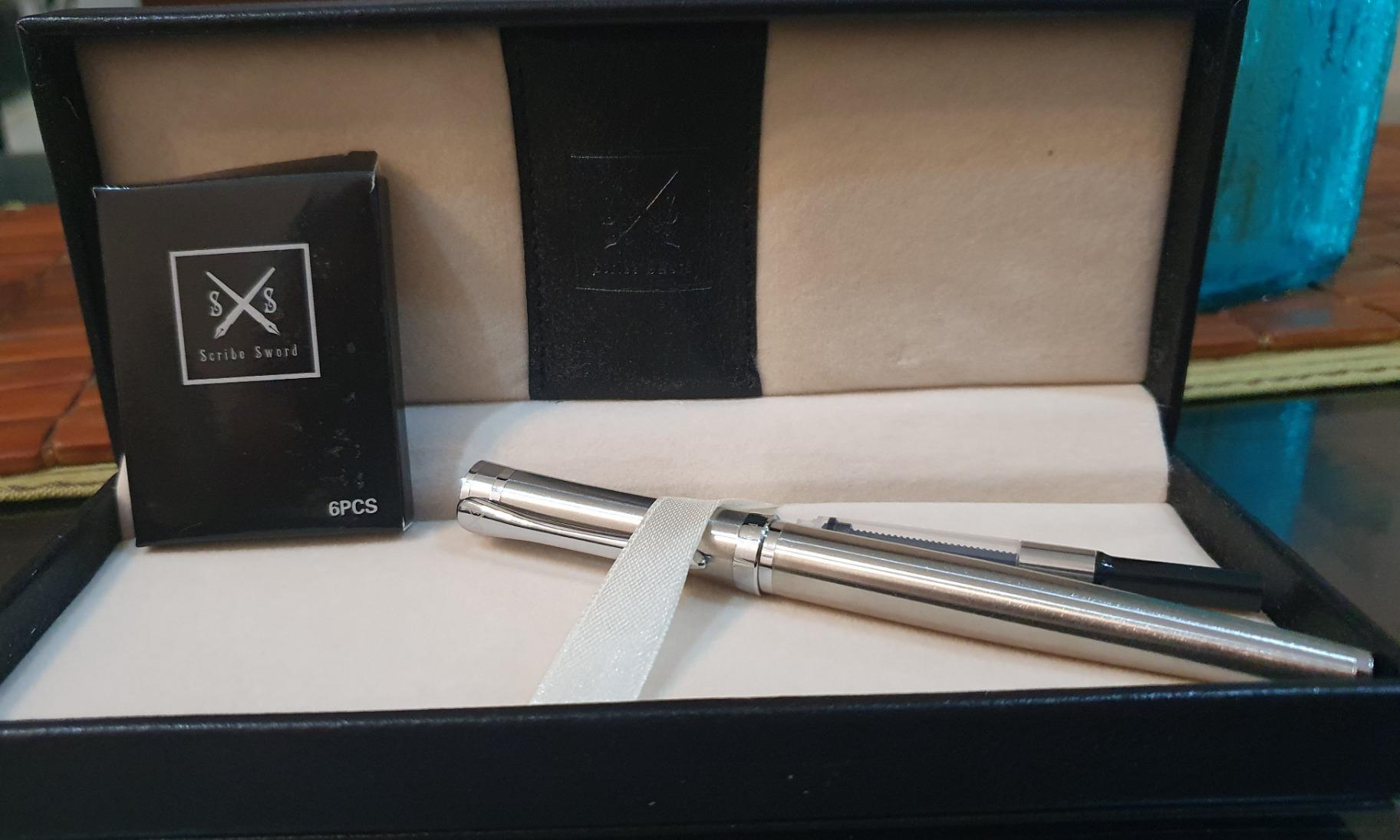 Scribe Sword Fountain Pen with Ink - Calligraphy Pens for Writing ...