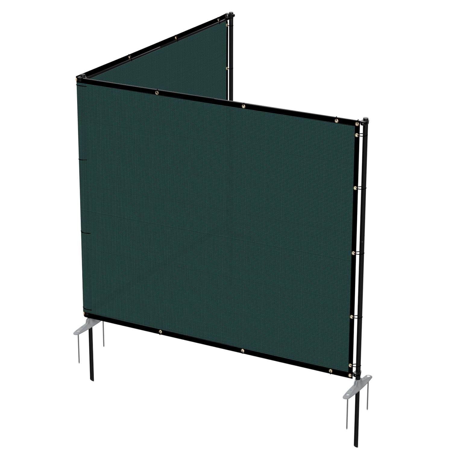 Amazon.com : Bynbbur 6'x12' Green Outdoor Divider Privacy Fence with ...