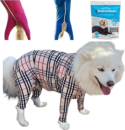 Shed Defender Original Dog Onesie for Dog Shedding, Seen on Shark Tank ...