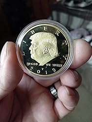 Amazon.com: 10 PACK President Donald Trump Commemorative Coins, Gold ...