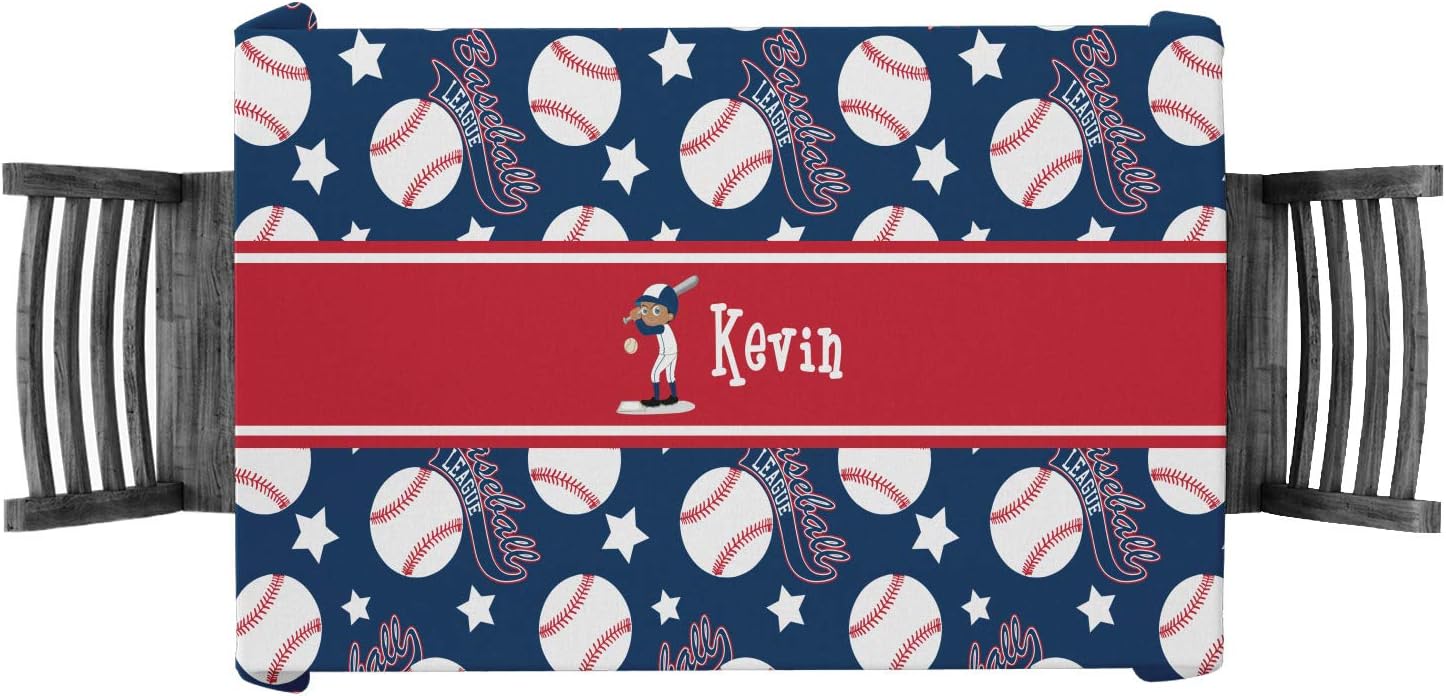 Amazon.com: RNK Shops Personalized Baseball Tablecloth - 58"x58" : Home ...