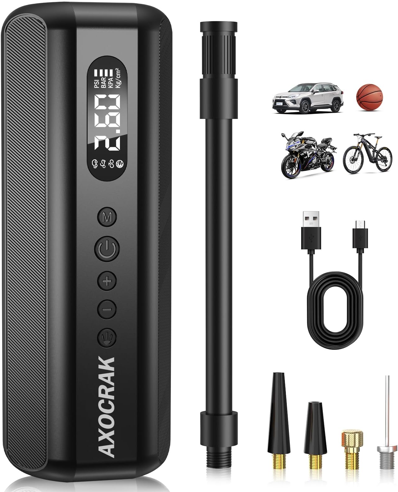 Amazon.com: Tire Inflator Portable Air Compressor for Cars - 150PSI ...