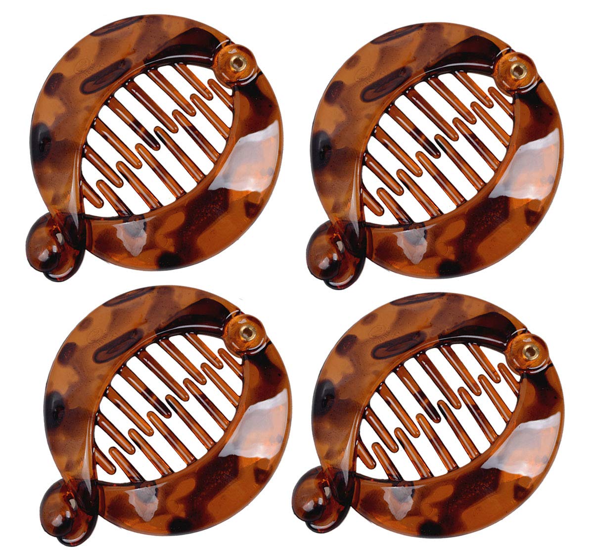 Amazon.com : 4 PCS French Small Round Banana Combs Vintage Side Combs ...