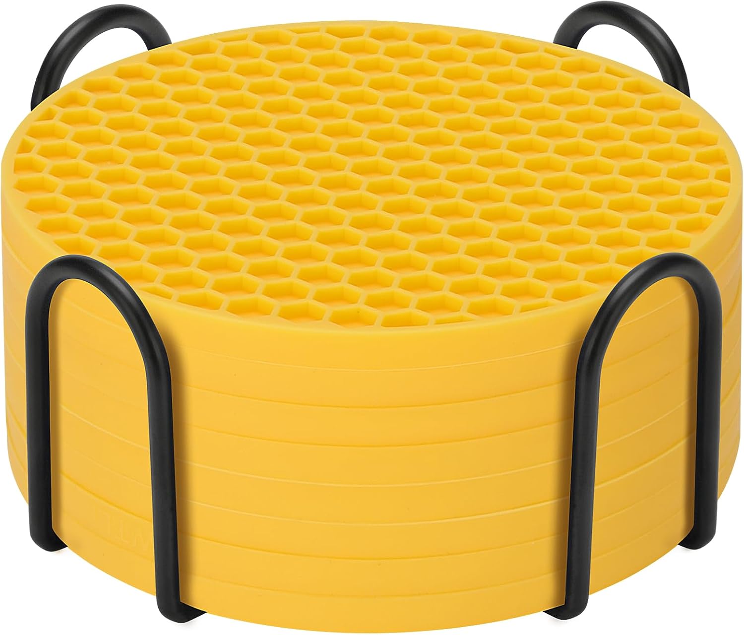 Amazon.com: Silicone Coasters Set of 8 with Holder, Drinks Coasters ...