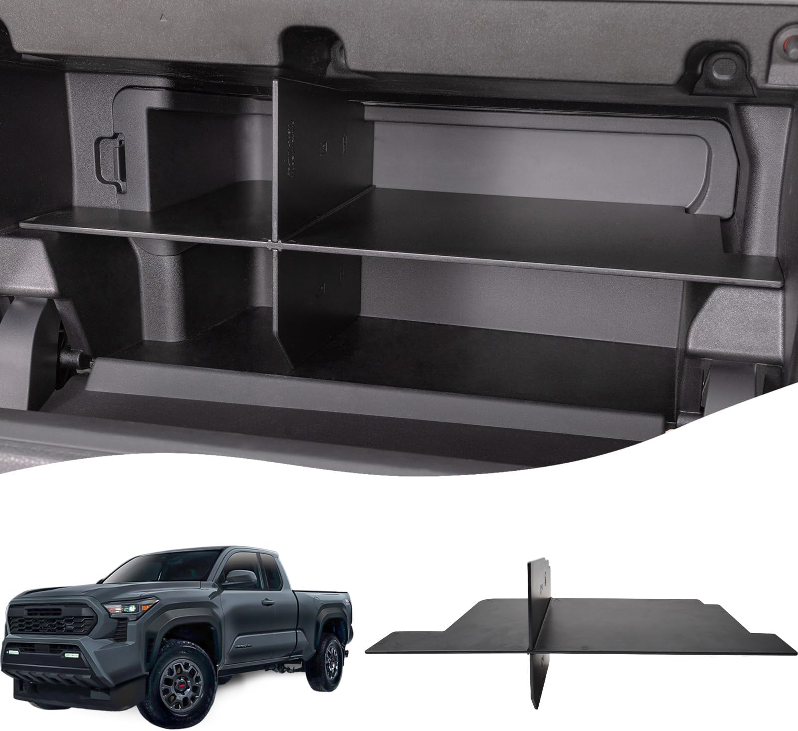 Amazon.com: RUNROAD Glove Box Organizer Dividers Compatible with Toyota ...