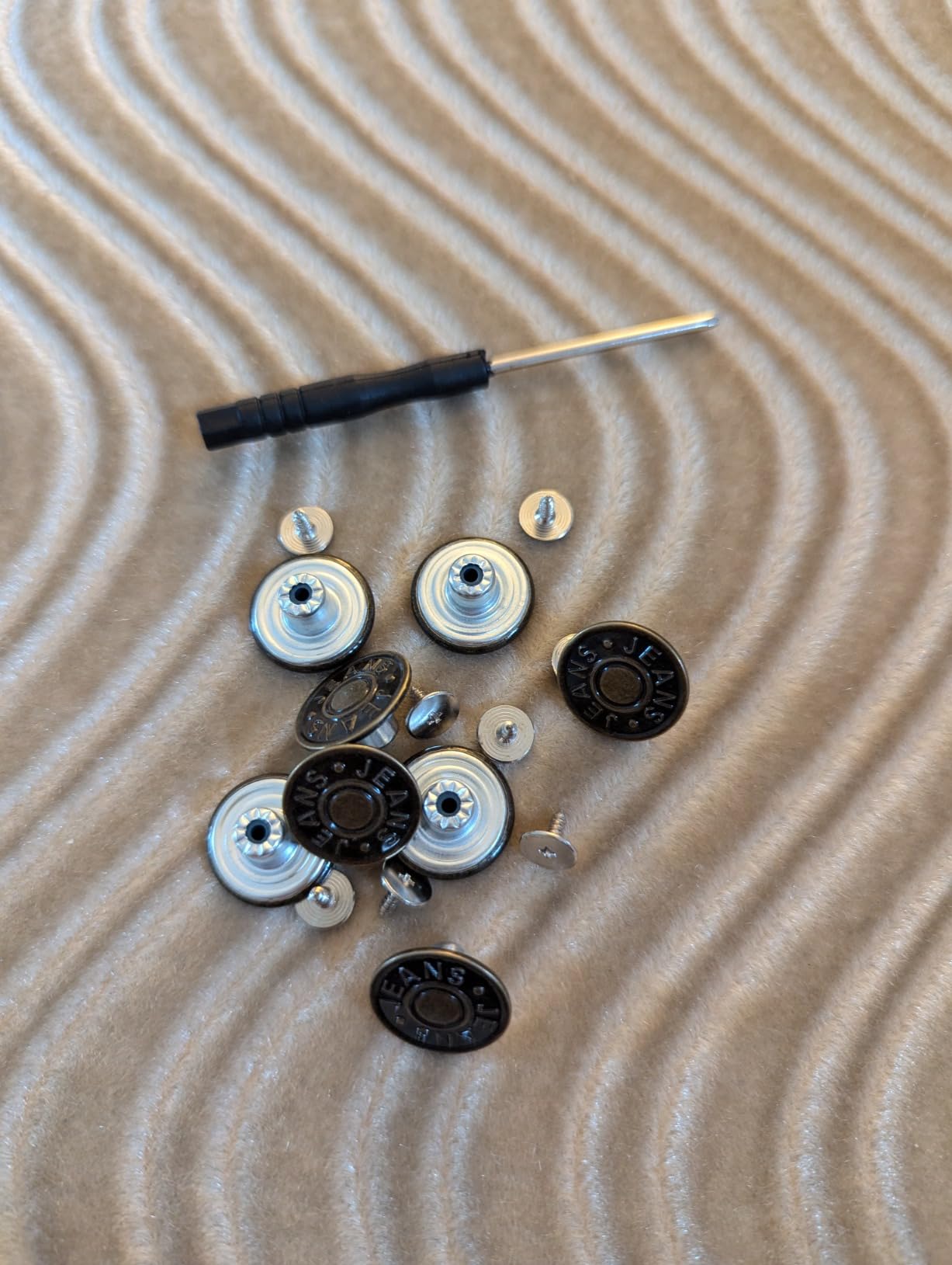 Amazon.com: Heartfeltyire Jeans Buttons Replacement 8 Set 17mm Instant ...