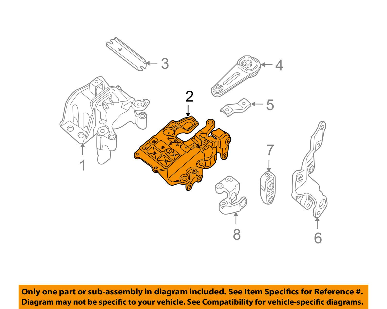 Amazon.com: 11220-ET01A Nissan Insulator-engine mounting, lh 11220ET01A ...