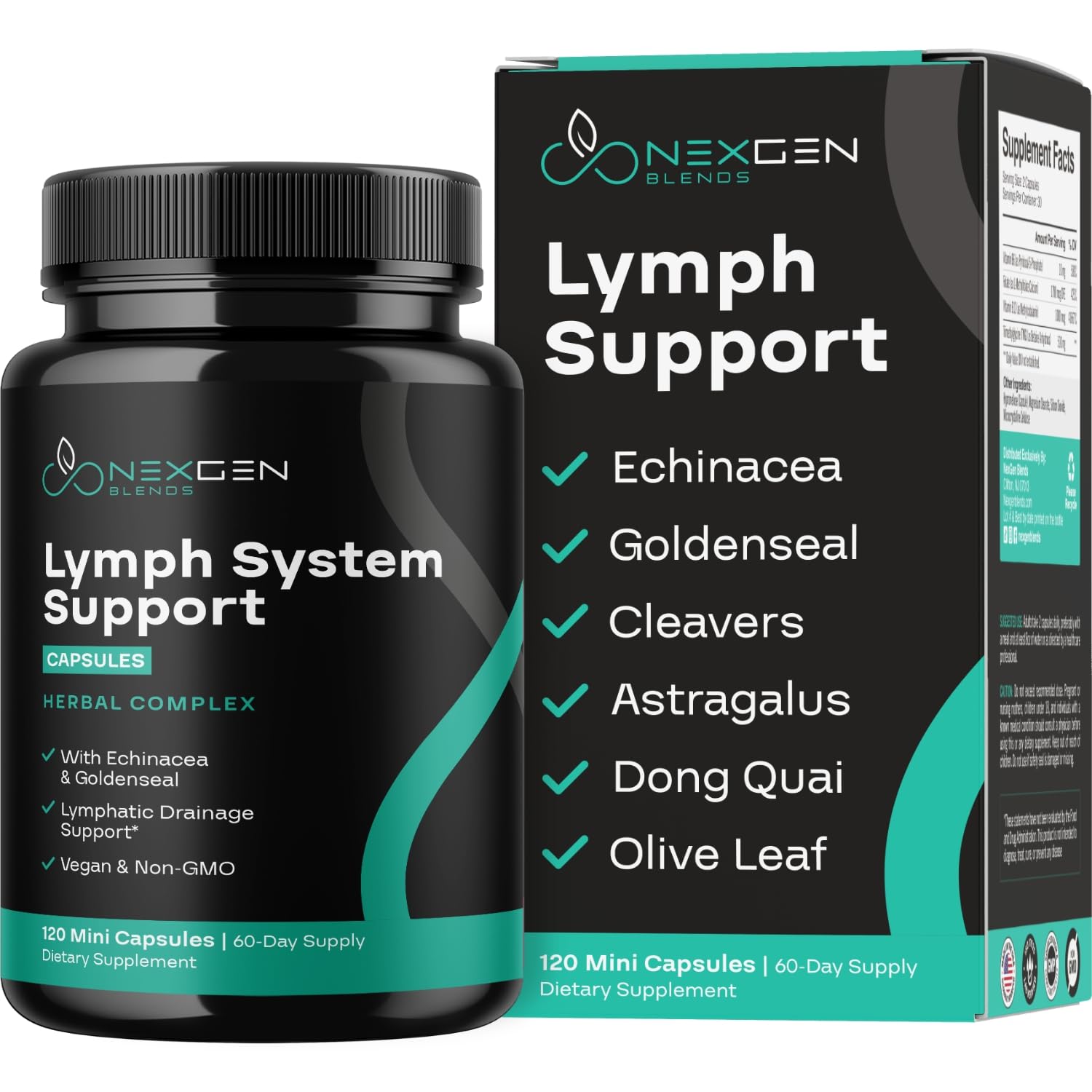 Amazon.com: Herbal Lymph System Support Supplement - Lymphatic Support ...