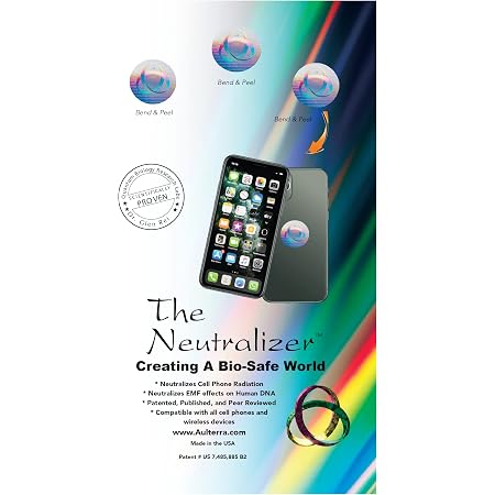 Amazon.com: Aulterra EMF Neutralizer Sticker for Cell Phones, Laptops ...