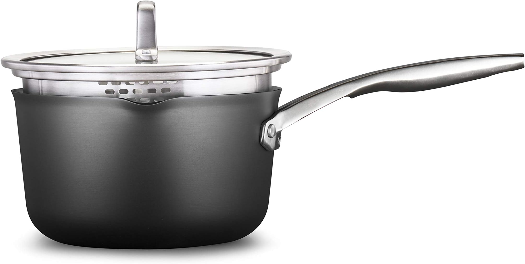 Amazon.com: Simply Calphalon Nonstick 2-Quart Saucepan with Cover: Home ...