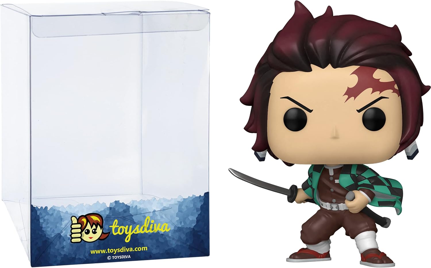 Amazon.com: Tanjiro Kamado: P?o?p?! Animation Vinyl Figurine Bundle ...