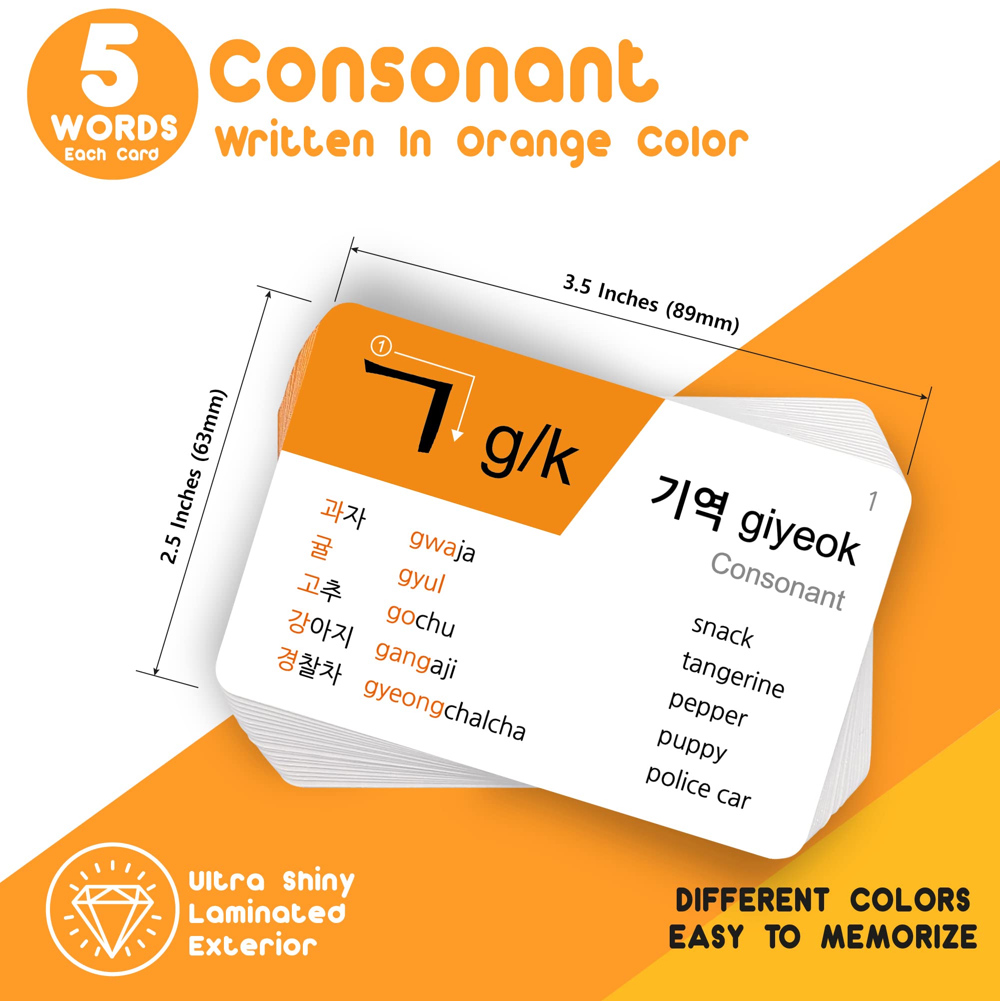 Learn Korean Alphabet Flash C...B014LY81R4 | Encarguelo.com