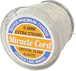 Amazon.com: Miracle Cord Stretchy Elastic String for Bracelets Beads ...