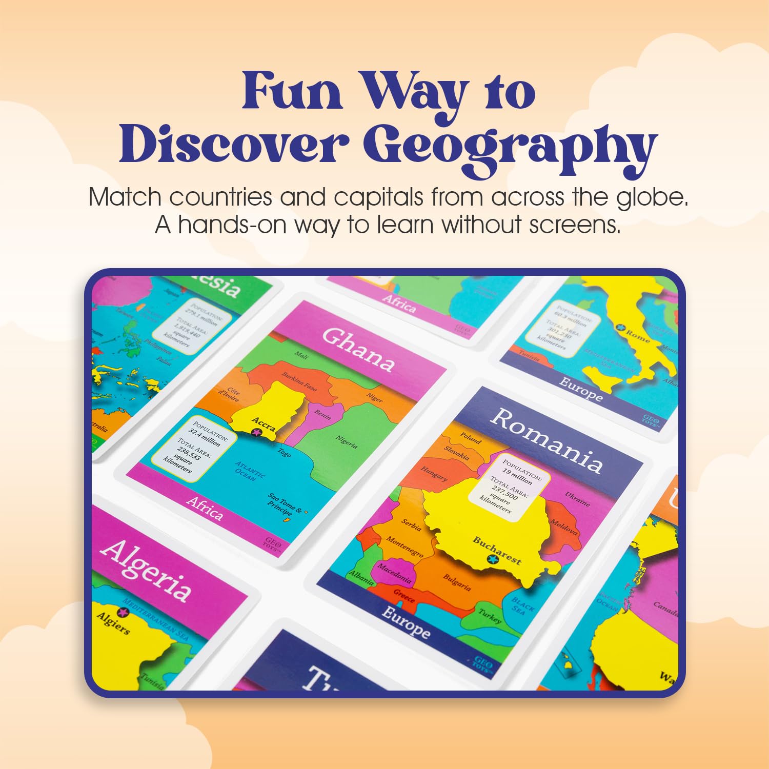 Snapklik.com : GeoToys GeoBingo, World Bingo For Kids Ages 4 And Up ...