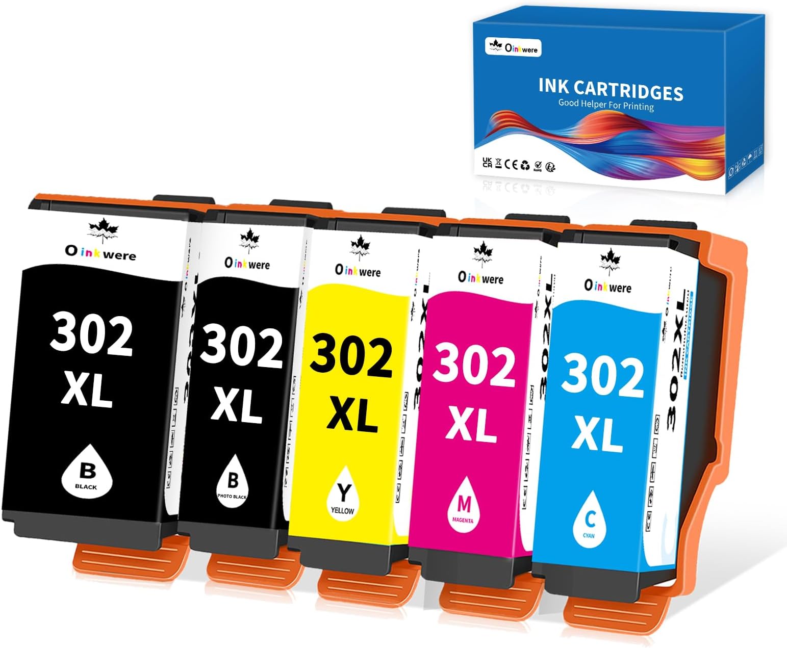 Amazon.com: Greenjob 302XL Ink Cartridges Remanufactured Replacement ...