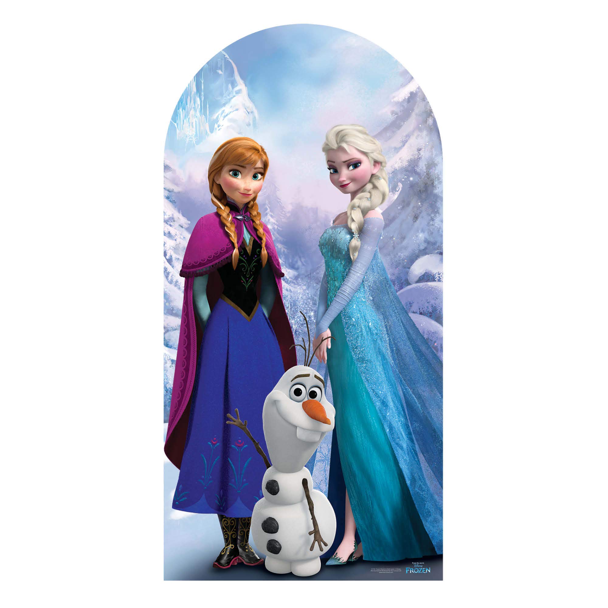Buy SC760 Star Cutouts Disney l Anna & Elsa Frozen Birthday Party Stand ...